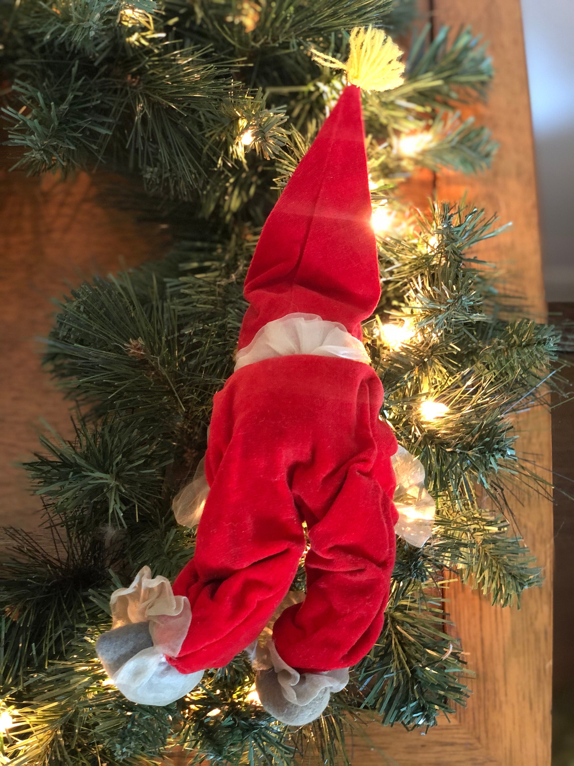 Vintage Sarco Mop-pets, Vintage Stockinette Elf, Posable Elf, Christmas ...