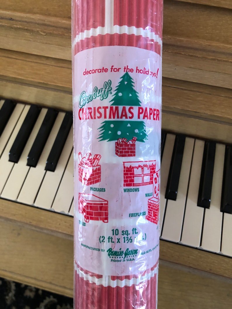 Vintage Corobuff Brick Paper, Vintage Red Brick Corrugated Paper ...