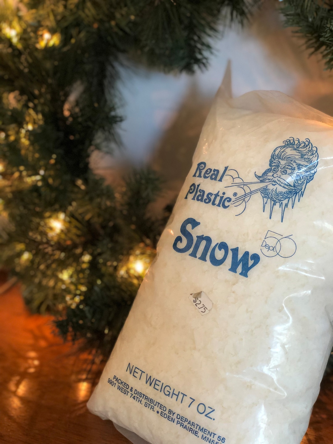 Fake Snow Real Plastic Snow Dept 56 Faux Snow Plastic - Etsy