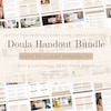 Editable Labor Partner Cheat Sheet Template, Birth Partner Info Sheet ...