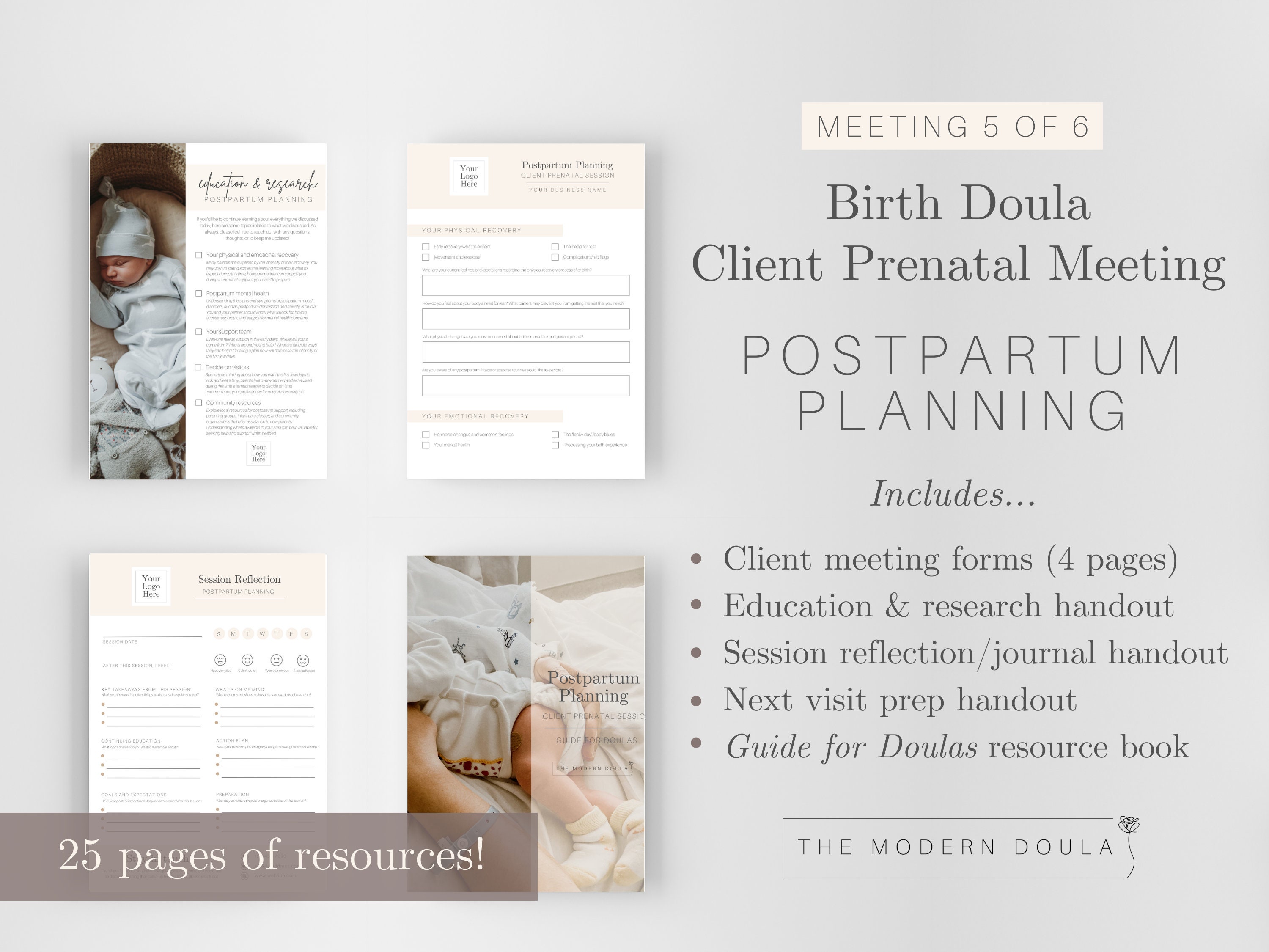 Birth Doula Prenatal Meeting, Postpartum Planning, Client Prenatal ...