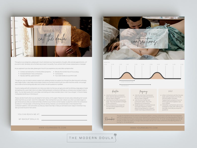 Birth Partner Support Package Cheat Sheet for Birth Partners - Etsy