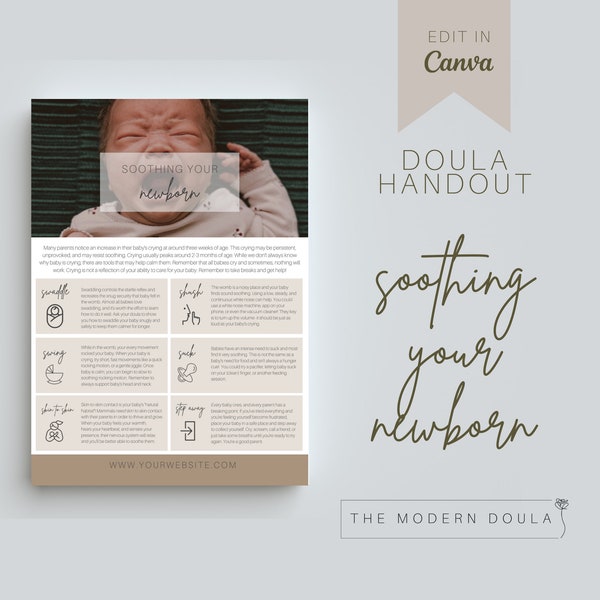 Newborn Care Handout - Etsy