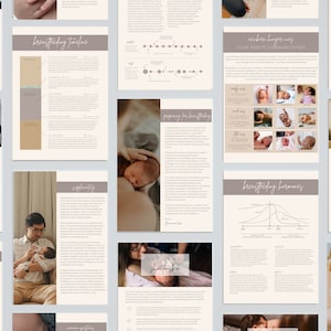 Breastfeeding Prep Workbook, Postpartum Doula Forms, Lactation Consultant Handouts, Editable ...