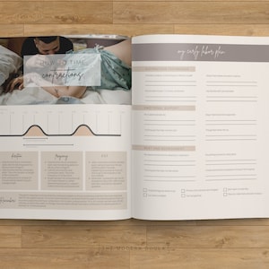 Birth Plan Workbook, Template for Birth Planning, Birth Plan Book ...
