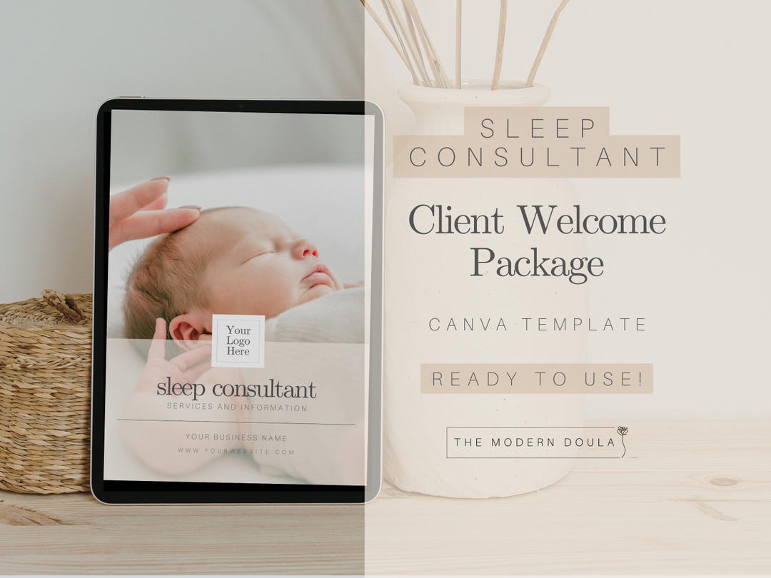 Sleep Consultant Client Welcome Package, Sleep Consultant Business ...