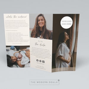 Doula Brochure Template Birth Doula Brochure Doula Tri-fold - Etsy
