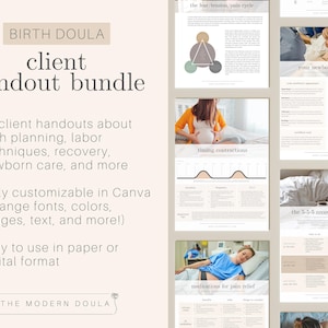 Ultimate Birth Doula Bundle, New Doula Business Startup Bundle, Doula ...