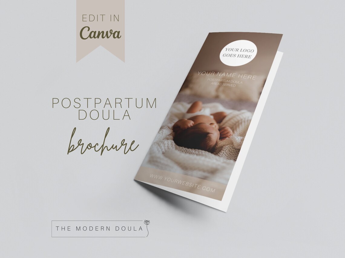 Postpartum Doula Brochure Doula Brochure Template Doula - Etsy