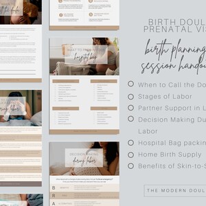 Doula Handout Bundle Editable Birth Doula Client Handouts - Etsy