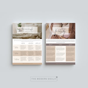 Doula Handouts, Editable Birth Doula Handouts, Postpartum Planning ...