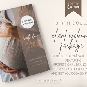 Editable Birth Doula Welcome Package, Doula Client Forms, New Client ...