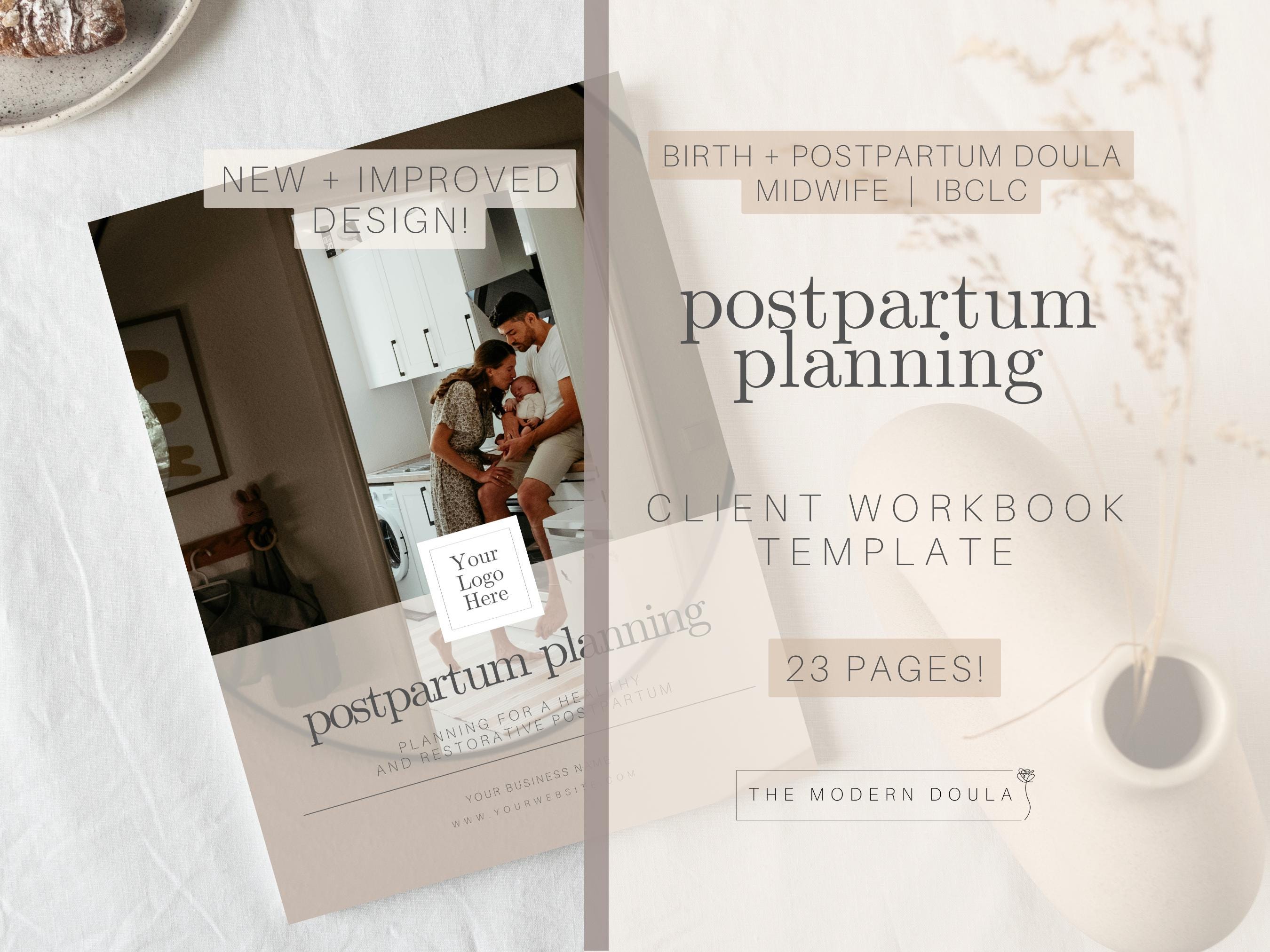 Postpartum Planning Client Workbook, Postpartum Doula Client Forms ...