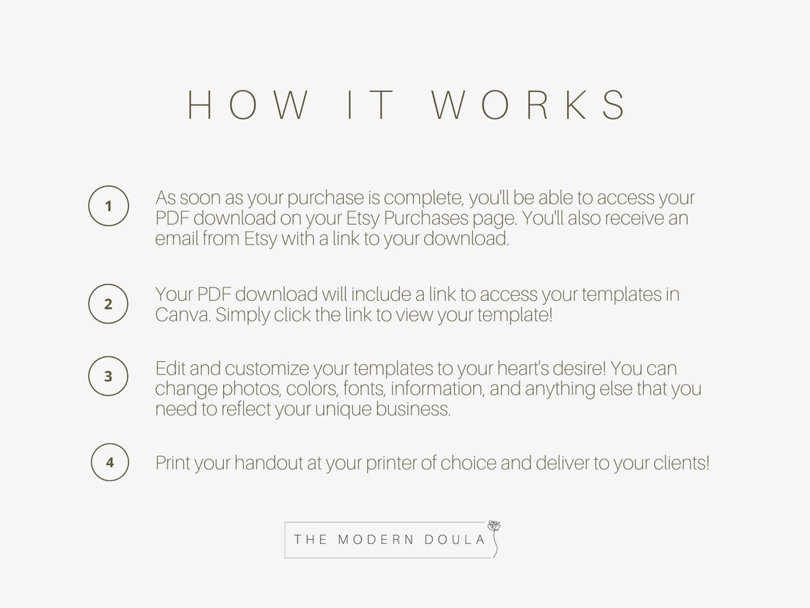 The Golden Hour Client Handout, Birth Doula Client Resources, Birth ...