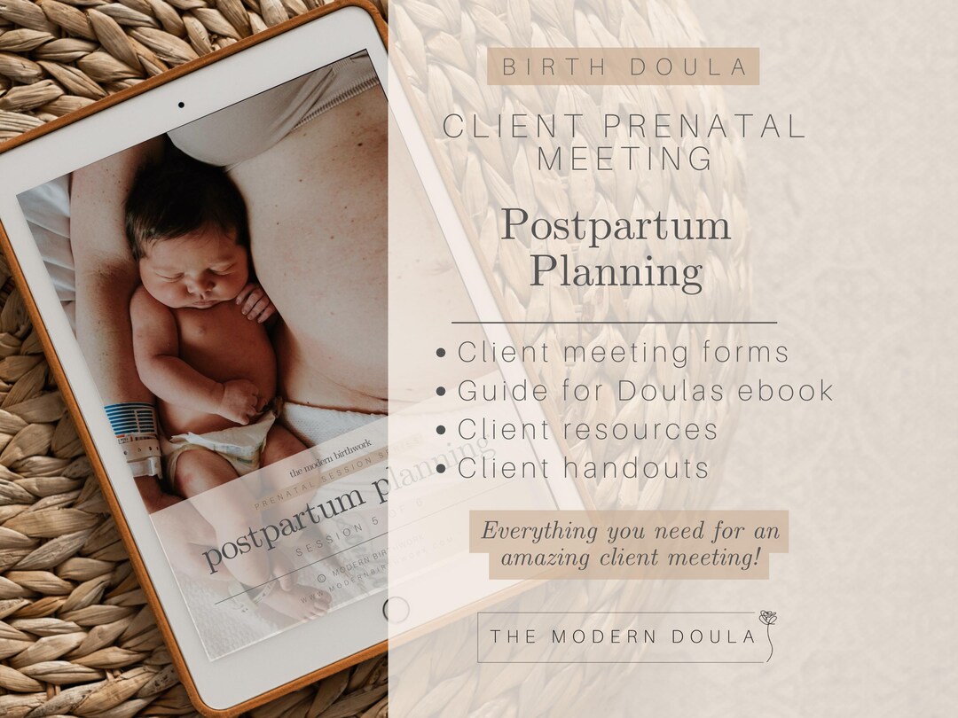 Birth Doula Prenatal Meeting, Postpartum Planning, Client Prenatal ...