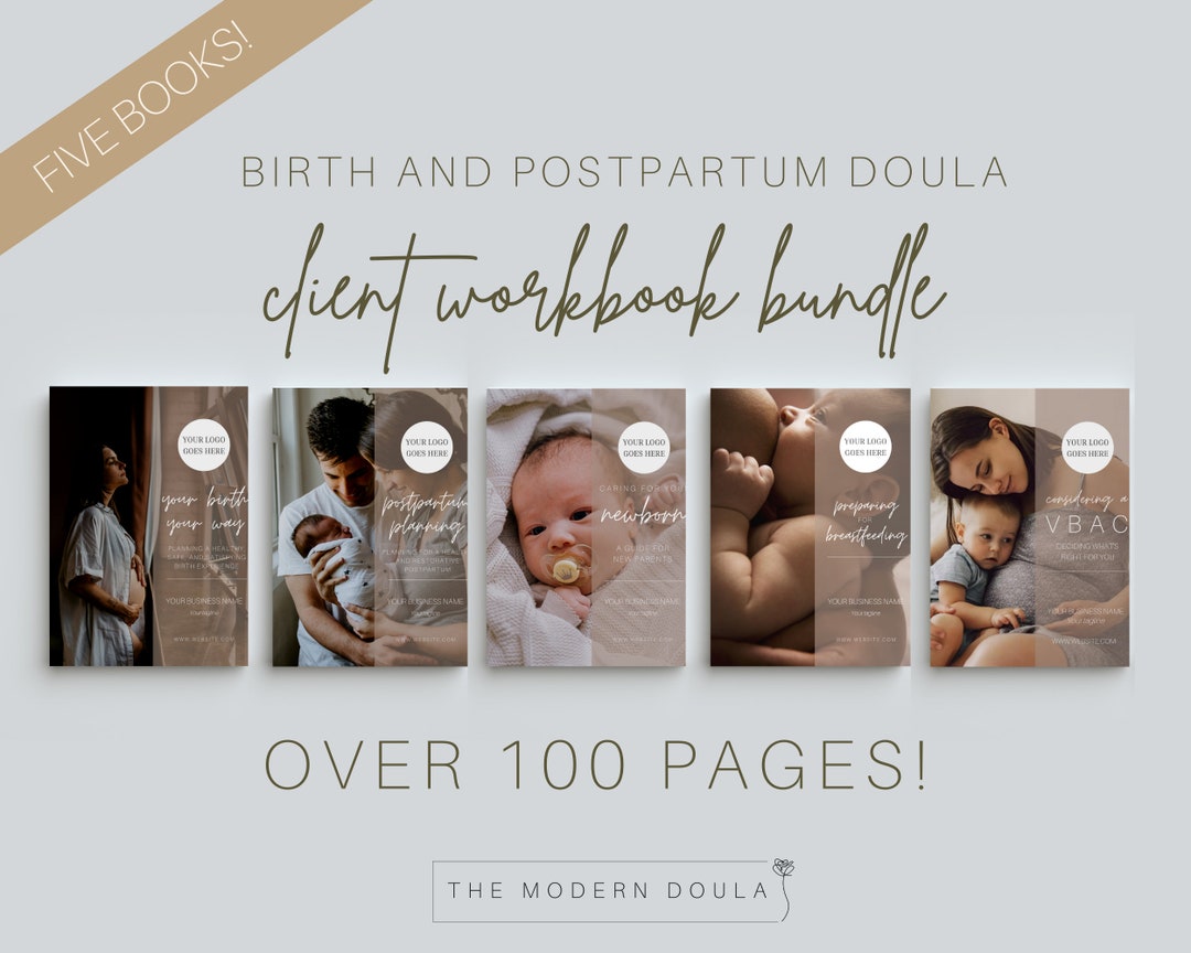 Doula Client Workbook Templates Editable Doula Handouts - Etsy