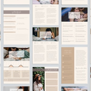 Birth Plan Workbook, Template for Birth Planning, Birth Plan Book ...