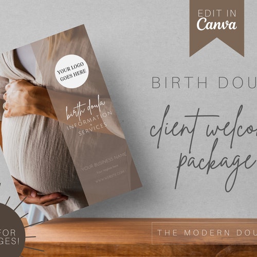 Editable Birth Doula Welcome Package Doula Client Forms New - Etsy