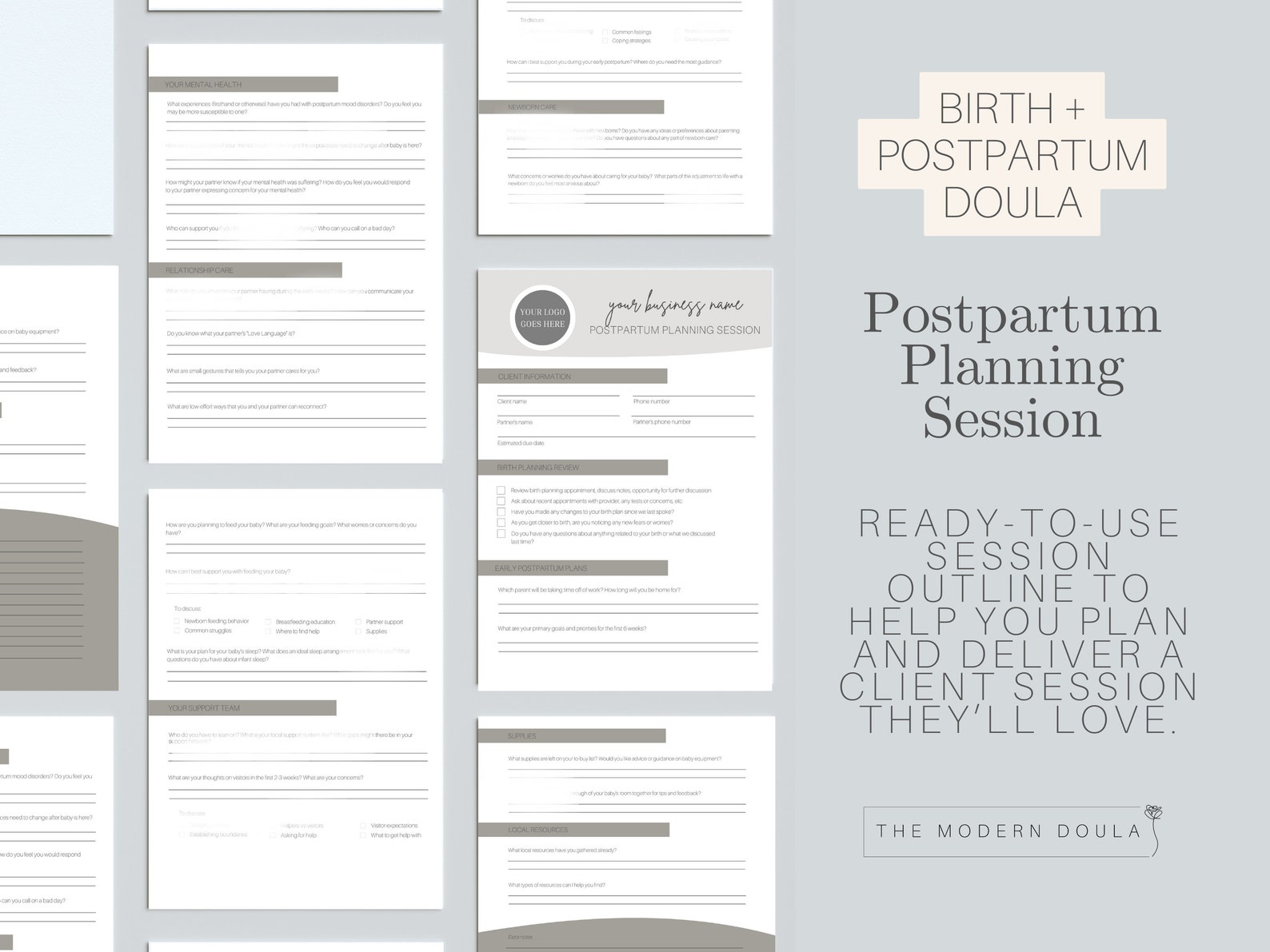 Doula Prenatal Appointment, Postpartum Planning, Doula Client Visit ...