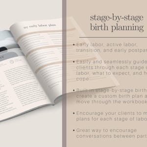 Birth Plan Client Workbook, Birth Doula Client Forms, Birth Plan ...