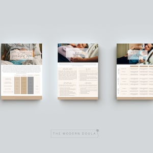 Induction Handout Bundle, Doula Handout Templates, Birth Doula Tools ...