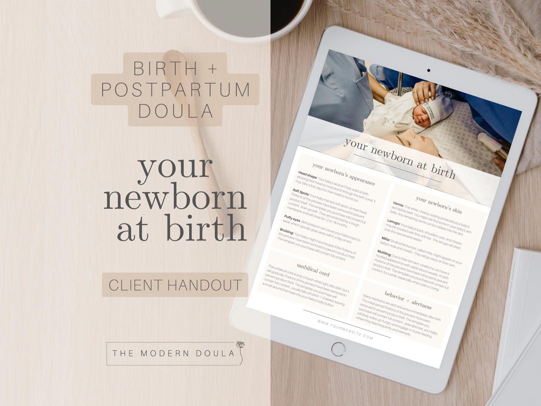 Your Newborn at Birth Handout, Newborn Appearance Handout, Birth and ...
