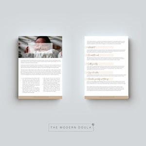 Second Night Syndrome Handout, Newborn Care, Postpartum Doula Client ...