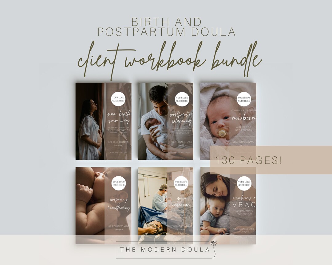 Doula Client Workbook Templates Editable Doula Handouts - Etsy
