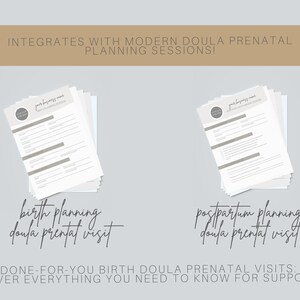 Doula Handout Bundle Editable Birth Doula Client Handouts - Etsy