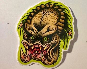 Alien Vs. Predator Birthday Invitation Card Design, for Kids, Digital ...