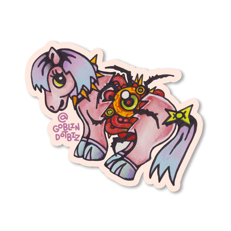 My Little Parasite MLP Horror Creepy Cute Original Vinyl - Etsy