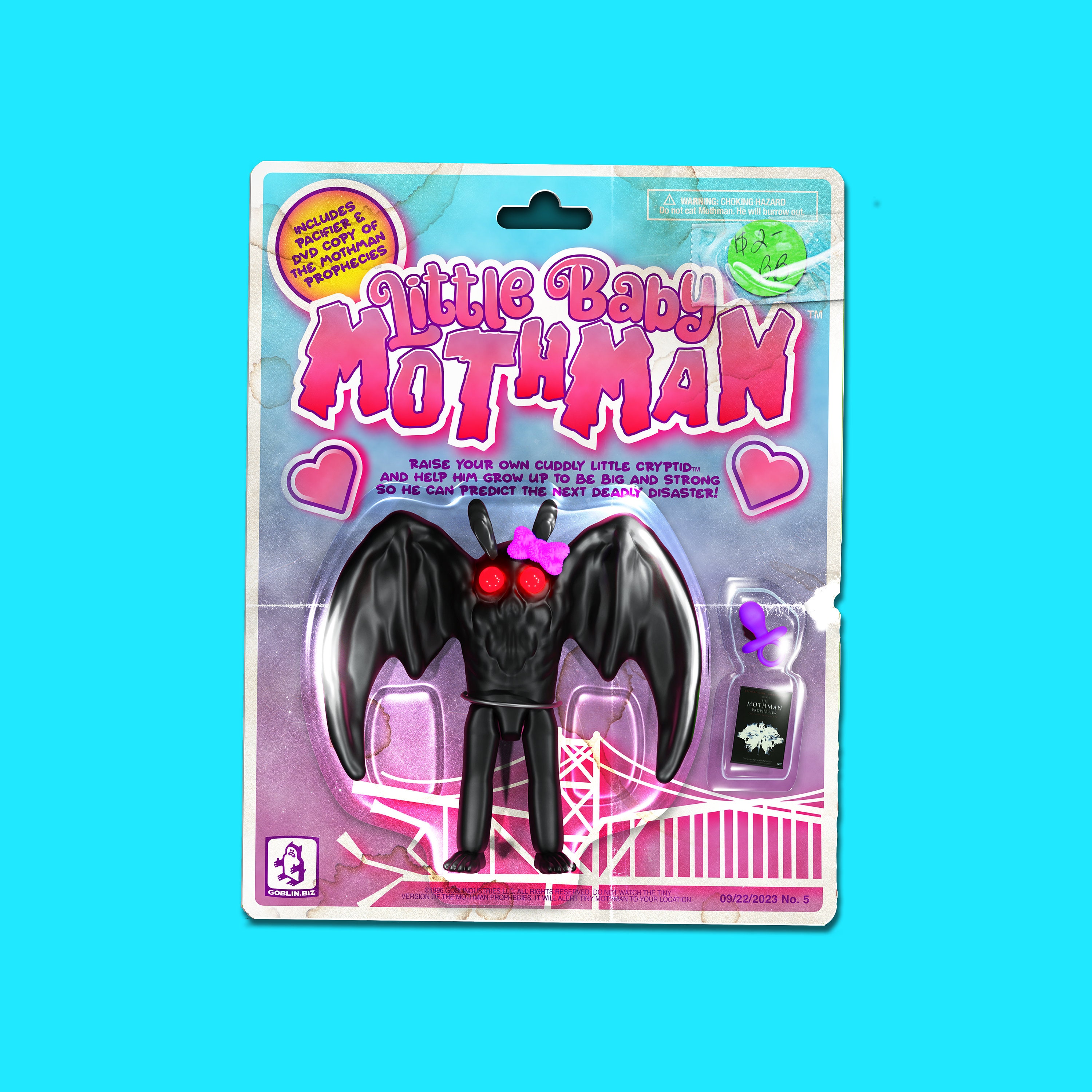 Little Baby Mothman Sticker Parody Toy Art - Etsy