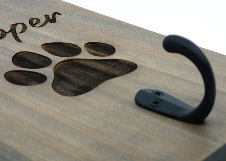 Personalized Leash Holder Leash Hanger Dog Gift - Etsy