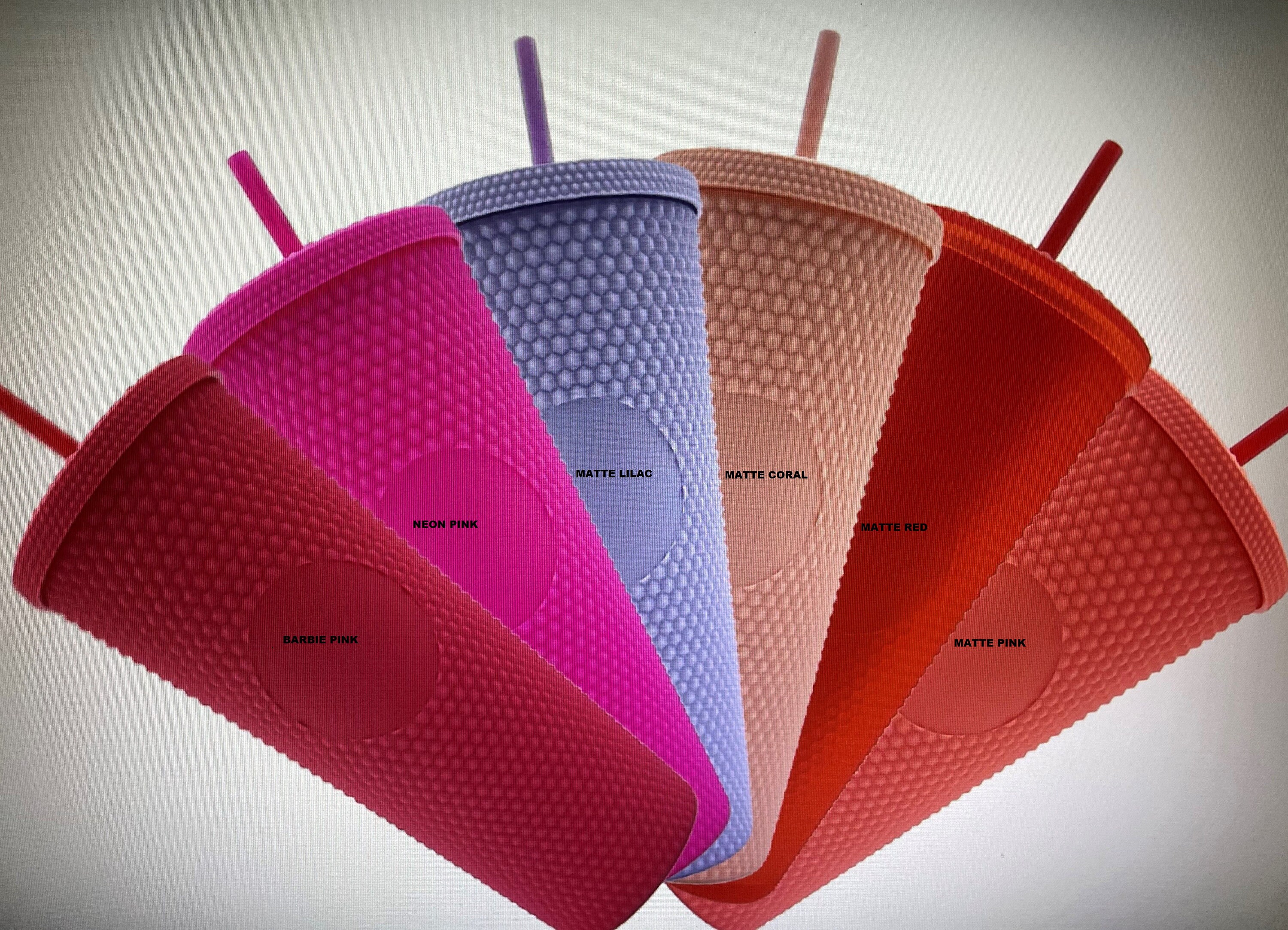 Studded Tumblers With Lids and Straws Reusable Customizable - Etsy