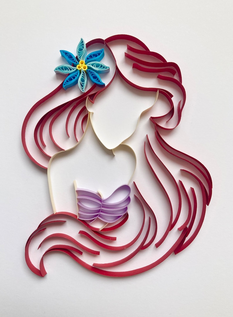 Disney Quilling Little Mermaid - Etsy