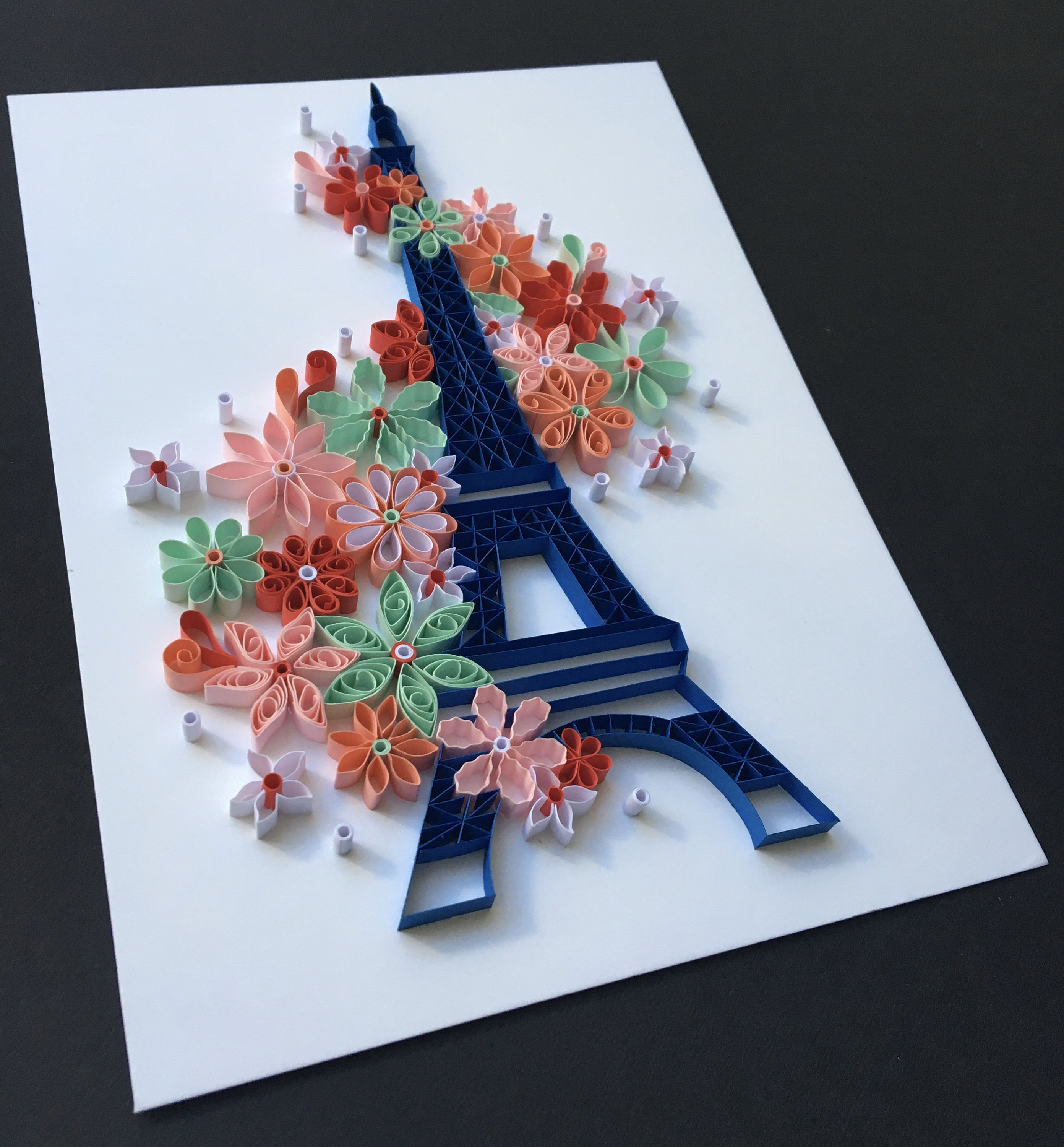 Poster Quilling Eiffel Tower - Etsy