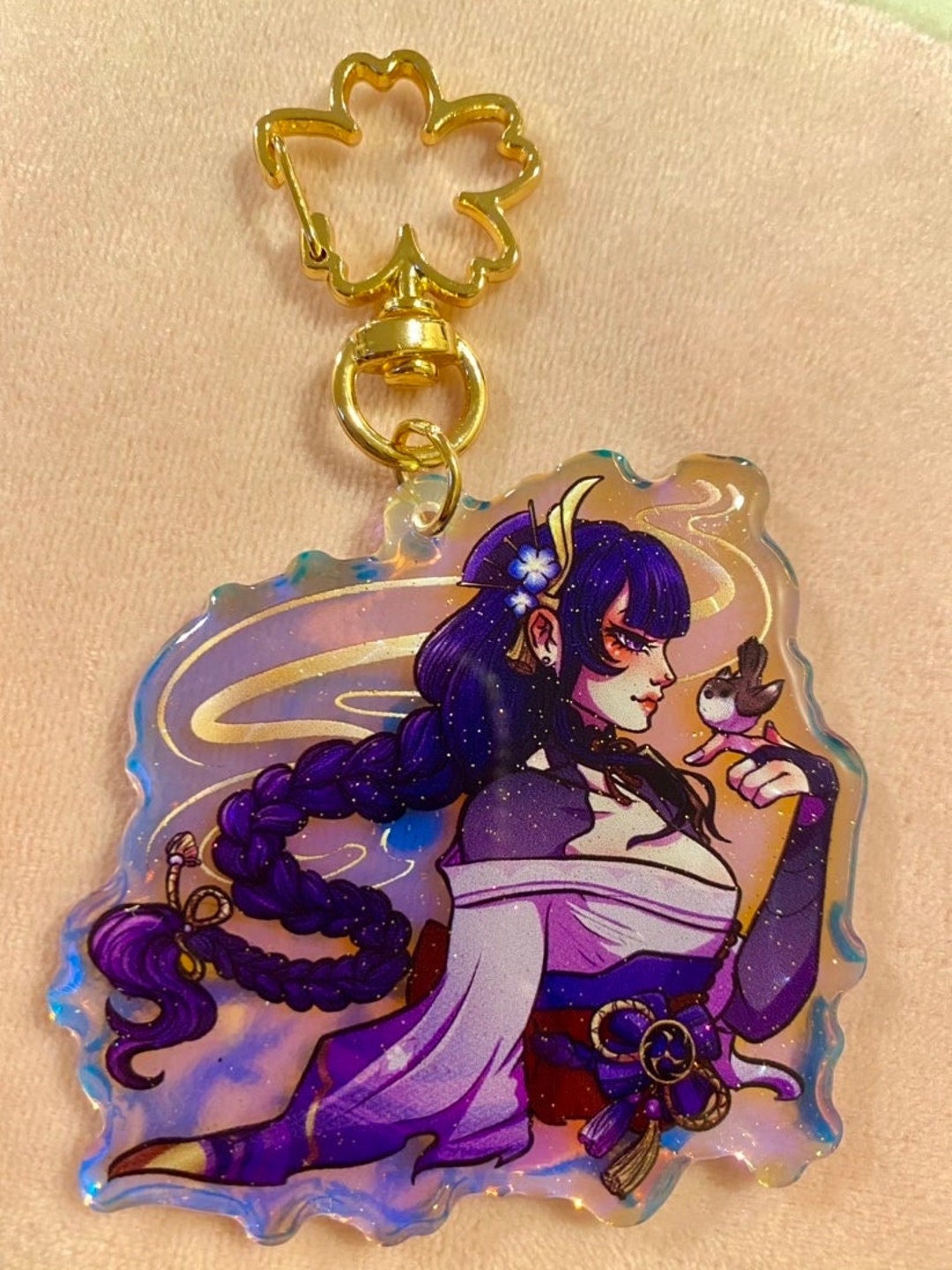 Raiden Shogun Ei Genshin Impact Charm - Etsy