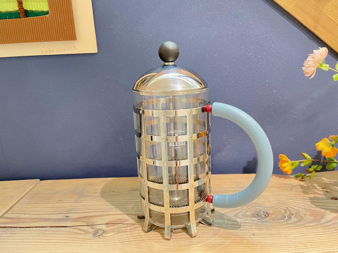 Vintage Alessi French Press: Michael Graves 1980s Design - Etsy