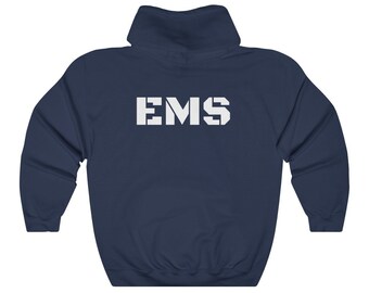Firefighter Ems Hoodie - Etsy