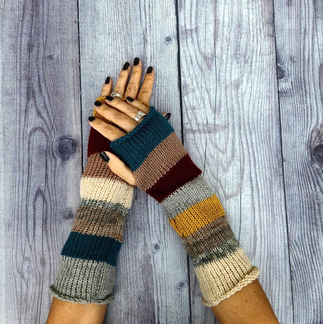 One of a Kind - LIMITED EDITION No98- Winter Knitted Wool Gloves ...