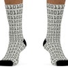 Binary Code Boots for Programmers and Software Engineers Doc Martin-style Boots With Binary Code ...