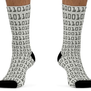 Binary Code Boots for Programmers and Software Engineers Doc Martin-style Boots With Binary Code ...