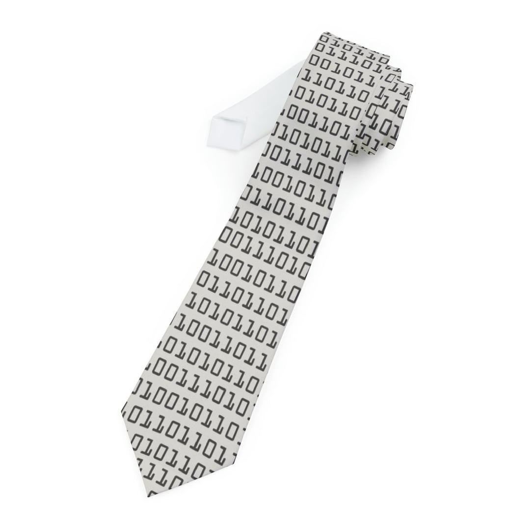 Binary Code Necktie, Computer Programmer Neck Tie, Software Engineer ...