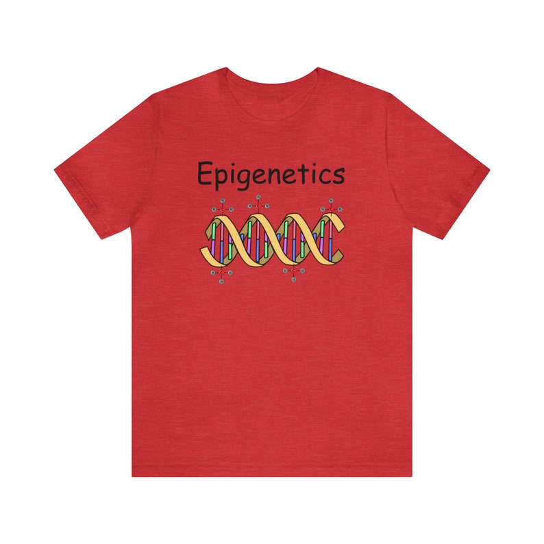 Epigenetics DNA Double Helix T-shirt for Biologists, Genetics-themed Tee for College Students ...