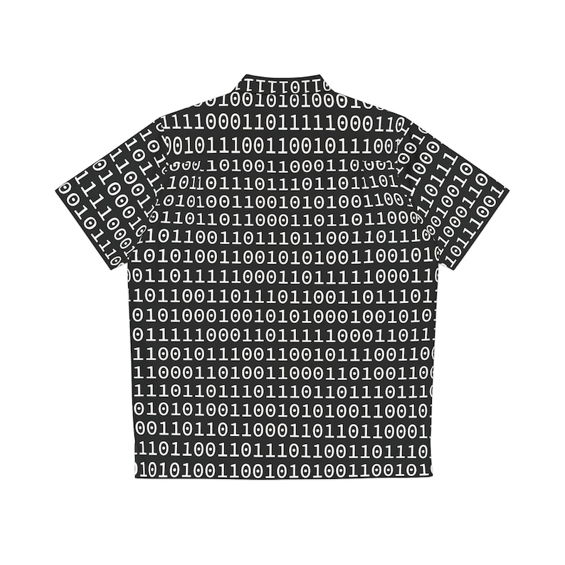 Binary Code Computer Programmer Hawaiian Style Shirt, Programming ...