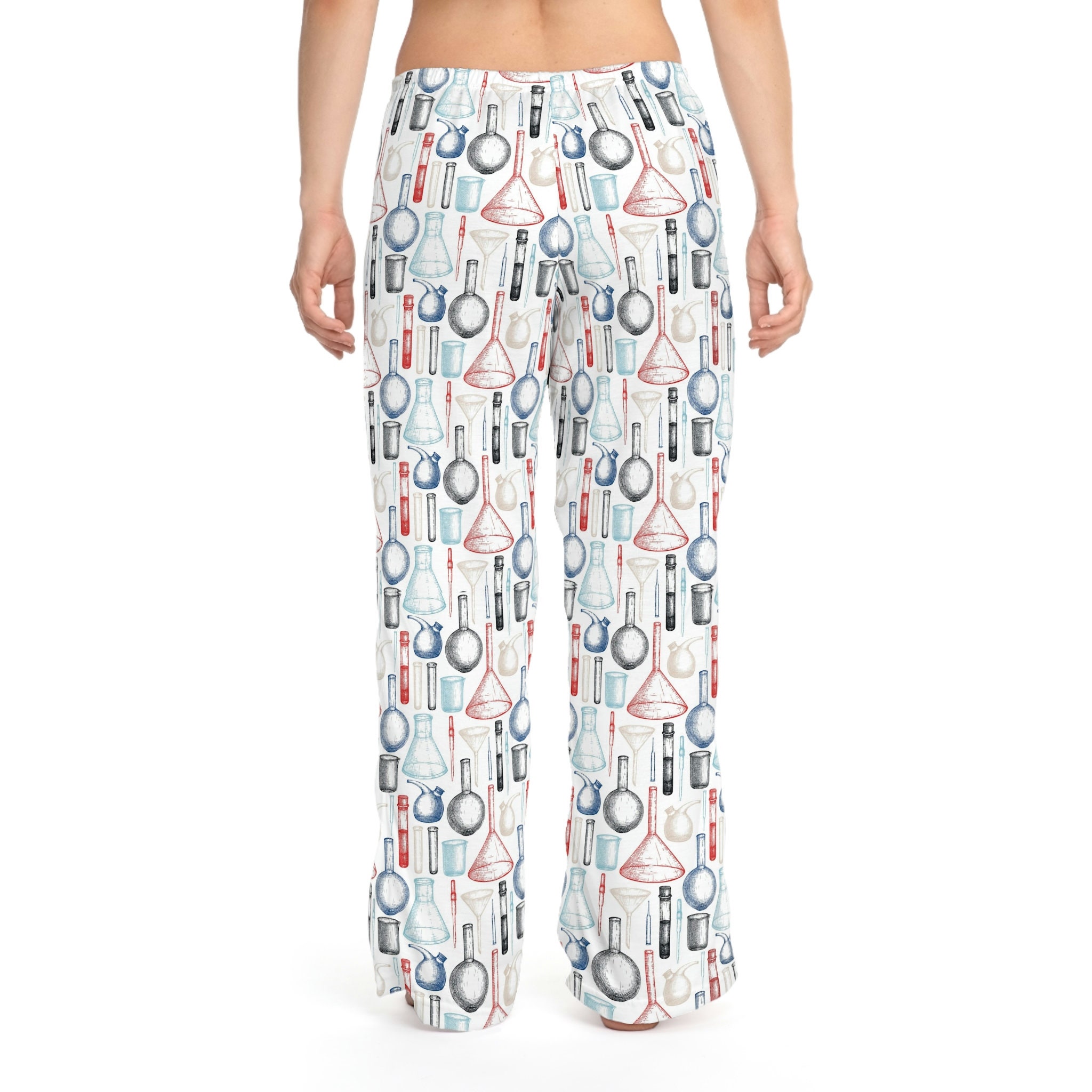 Lab Science Pajama Pants, Chemistry Pjs, Lab Themed Adult Lounge Pants ...