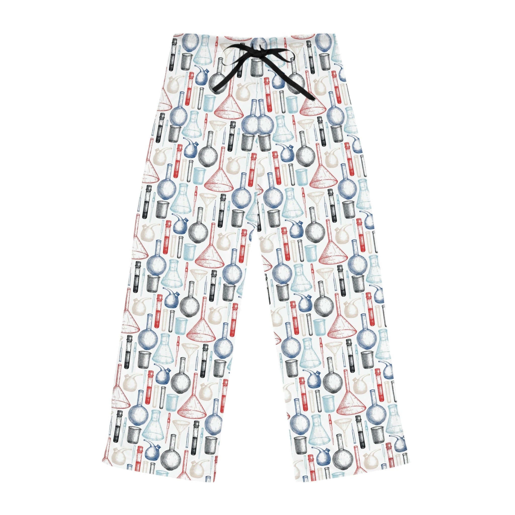 Lab Science Pajama Pants, Chemistry Pjs, Lab Themed Adult Lounge Pants ...