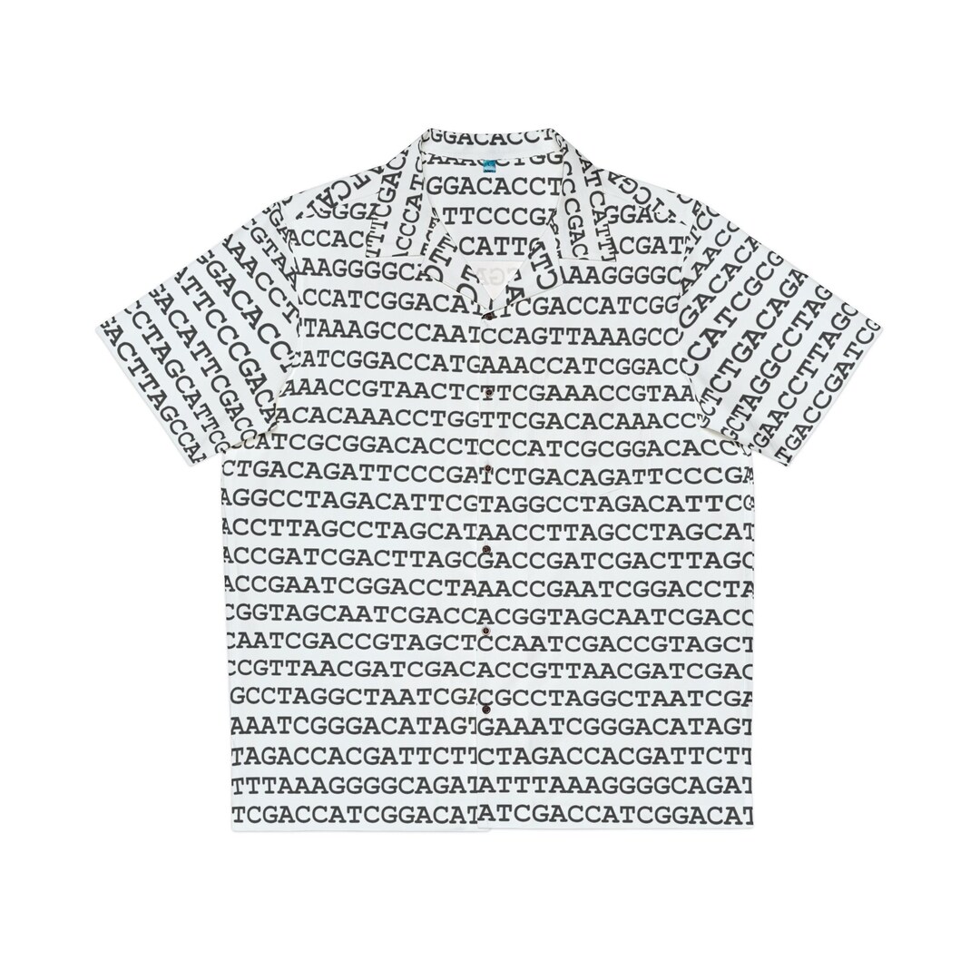 DNA Sequence Hawaiian-style Shirt, Cell and Molecular Biology Lab ...