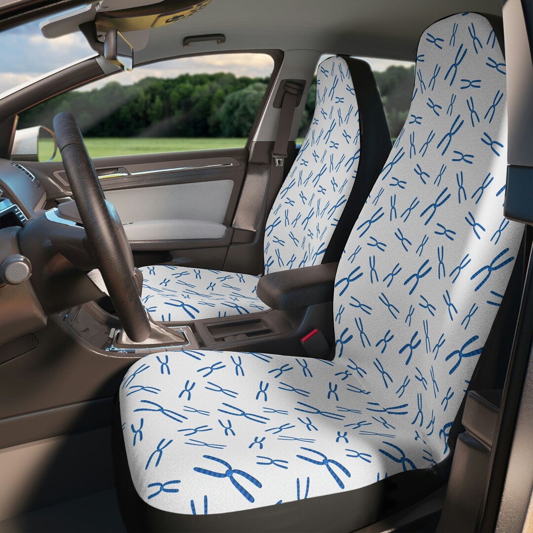Chromosome Car Seat Covers; Biology Chromosome Pattern Seat Cover; Fun ...