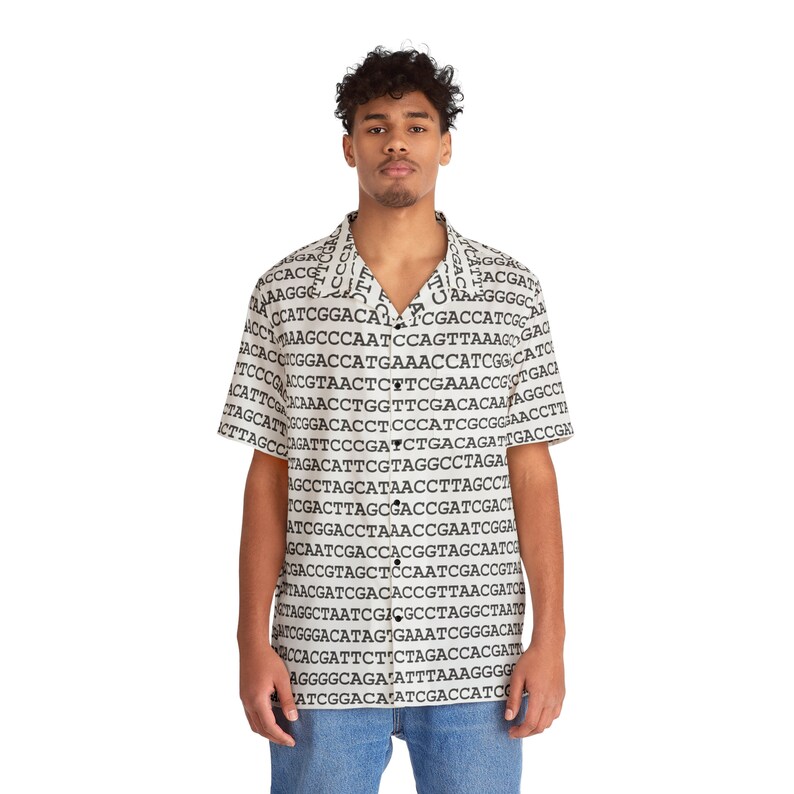 DNA Sequence Hawaiian-style Shirt, Cell and Molecular Biology Lab ...